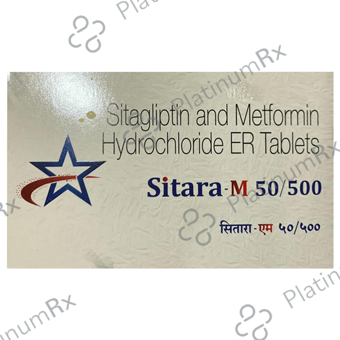 Sitara M 50/500mg Tablet ER 10s | Uses, Price & Substitutes
