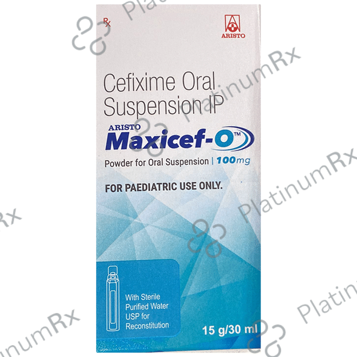 Maxicef O 100mg Oral Suspension 30ml - Save 32% on Substitute Medicine