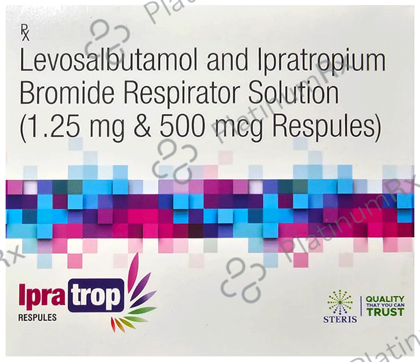 Ipra Trop 1.25mg/500mcg Respules 5X2.5ml – Uses, Price, Side Effects ...