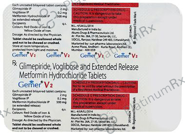 Tablet Gemer V2 | Uses, Price & Substitutes