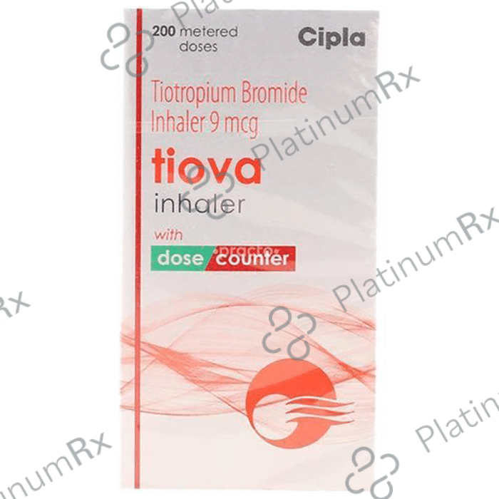 Tiova 9mcg Inhaler 200MDI | Uses, Price & Substitutes