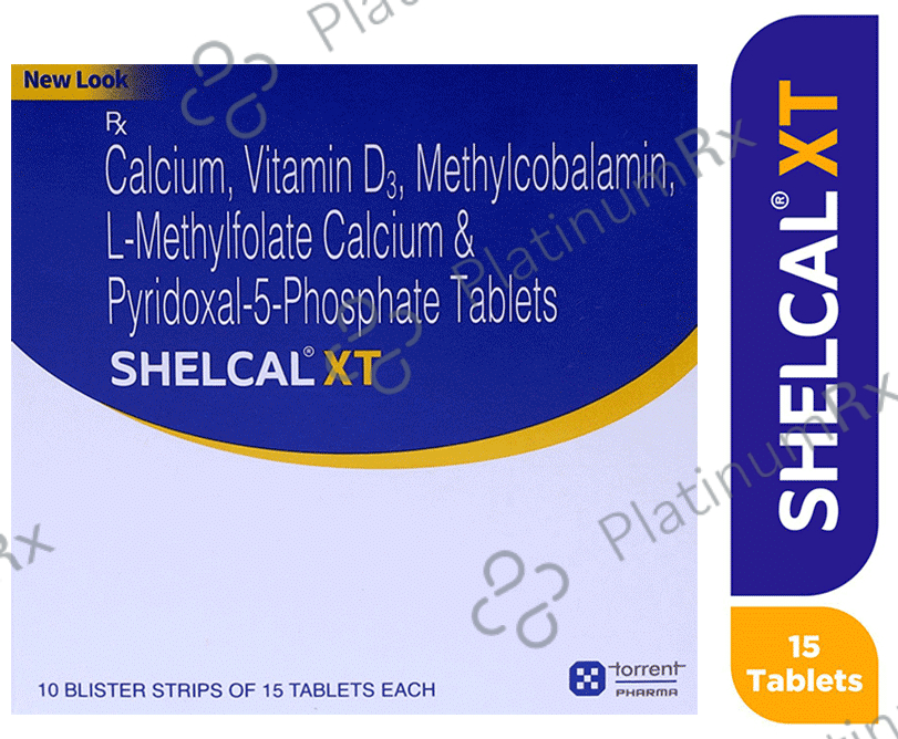 Shelcal XT Tablet 15s – Save 54% on Substitute Medicine