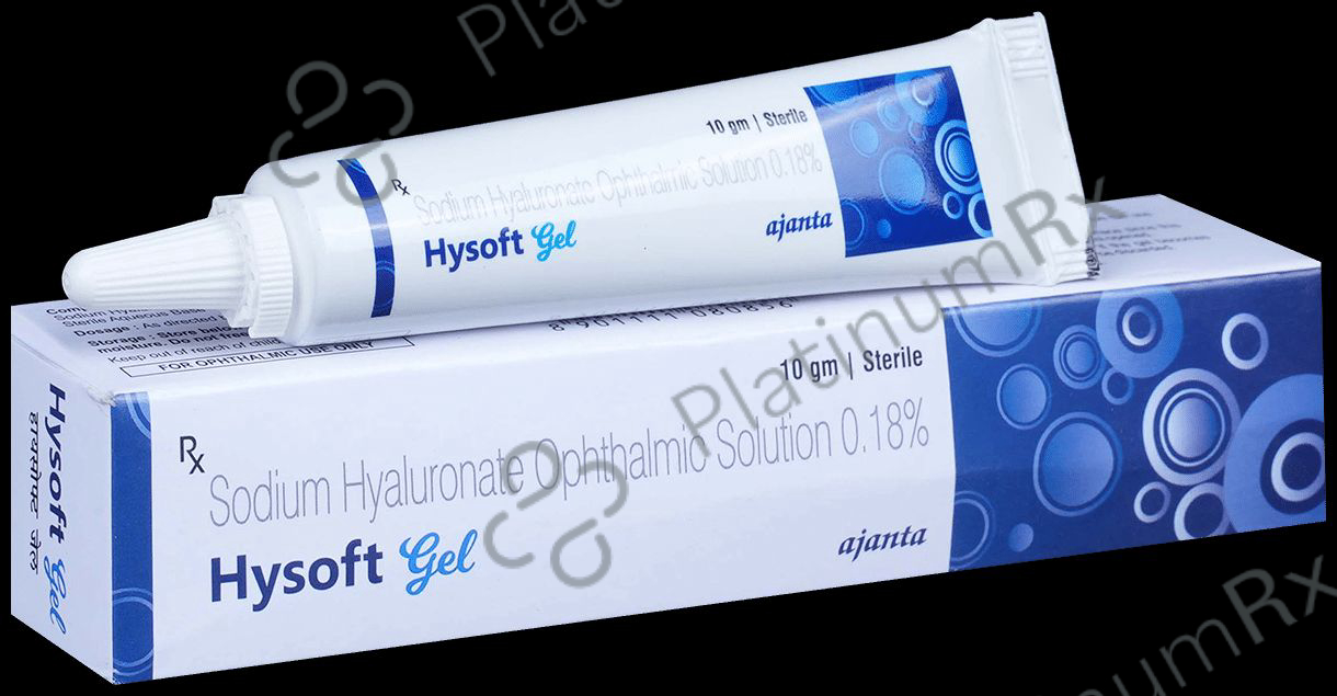 Hysoft 0.18% Eye Gel 10gm | Uses, Price & Substitutes