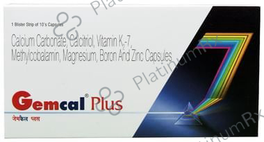 Gemcal Plus Capsule 10s - Save 2% on Substitute Medicine