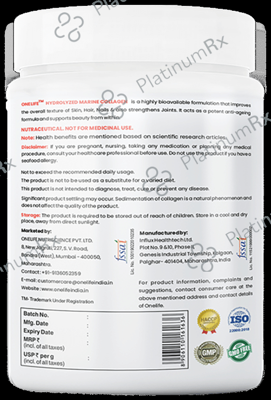 OneLife Hydrolyzed – Uses, Price, Side Effects | PlatinumRx
