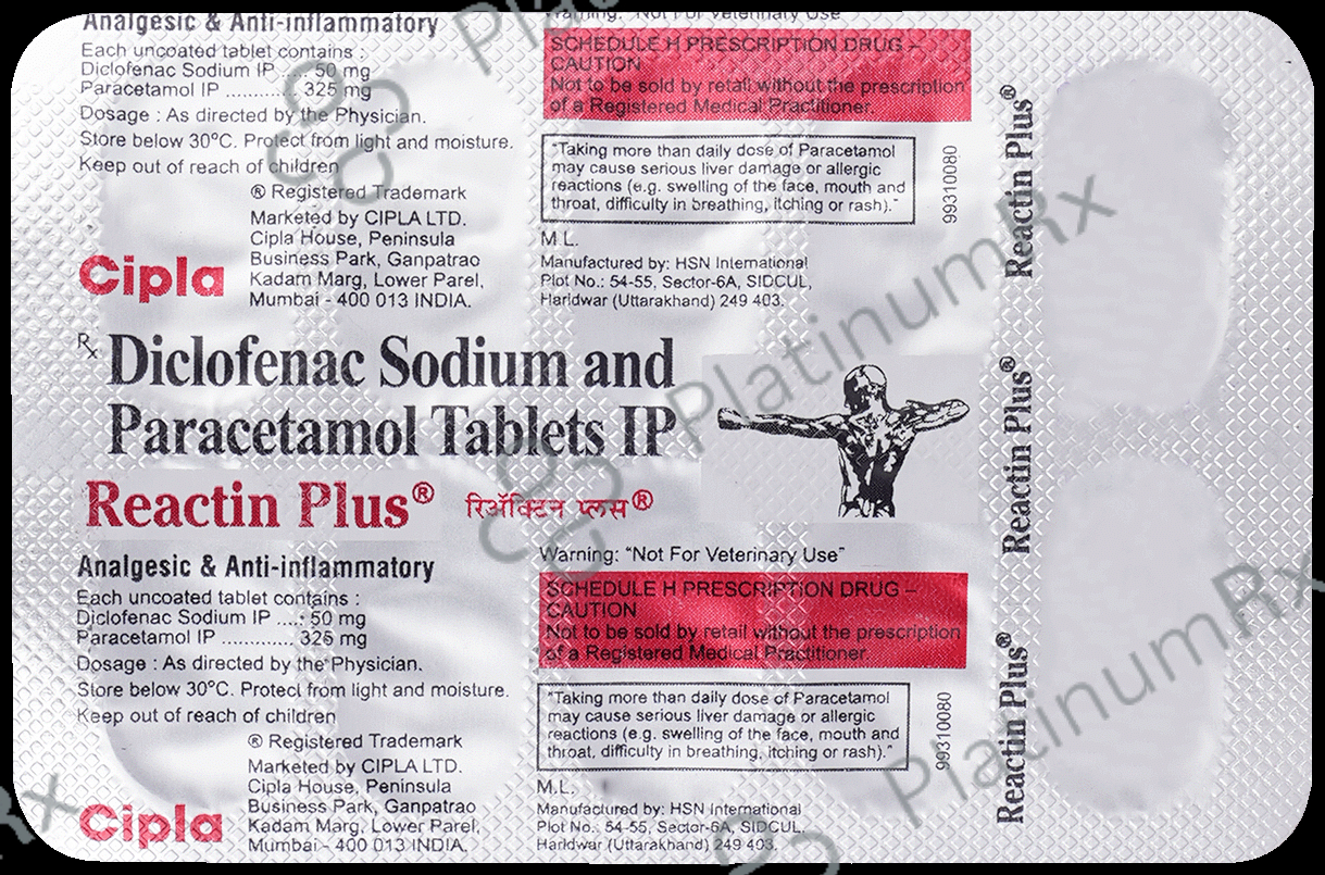 Reactin Plus | Uses, Price & Dosage