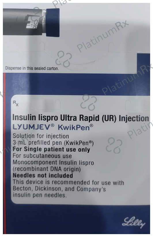 Lyumjev Kwikpen (100 IU/ml) (5*3ml Kwikpen) – Save 67% on Substitute ...