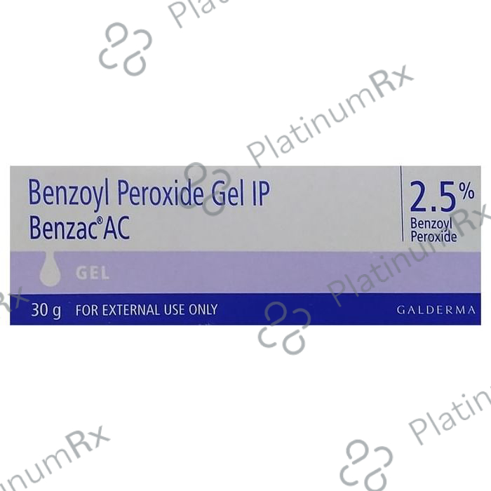 Buy Benzac AC 2.5% Gel 30gm Online: Uses, Side Effects, Price and ...