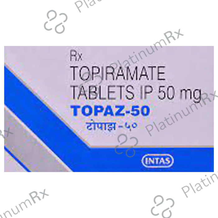 Topaz 50mg Tablet 15s - Save 35% on Substitute Medicine