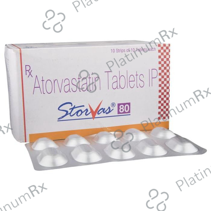 Buy Storvas 80mg Tablet 10s Online: Uses, Side Effects, Price and ...