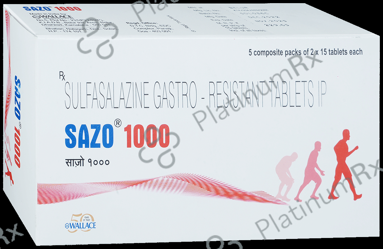 Sazo 1000mg Tablet 15s – Save 53% on Substitute Medicine
