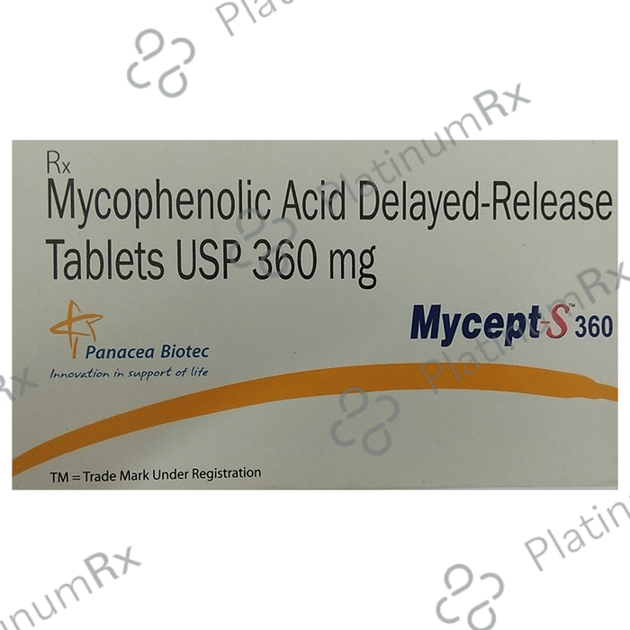 Mycept S 360mg Tablet 10s - Save 35% on Substitute Medicine