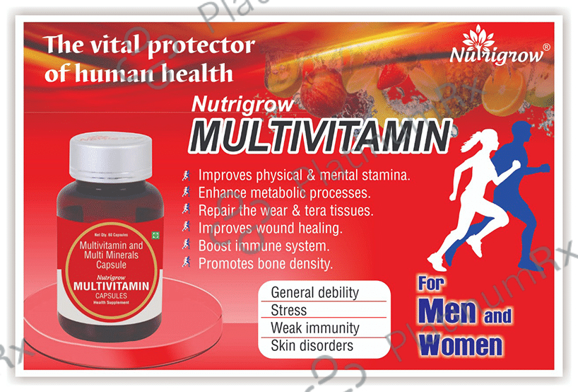 Nutrigrow Multivitamin – Uses, Price, Side Effects | PlatinumRx