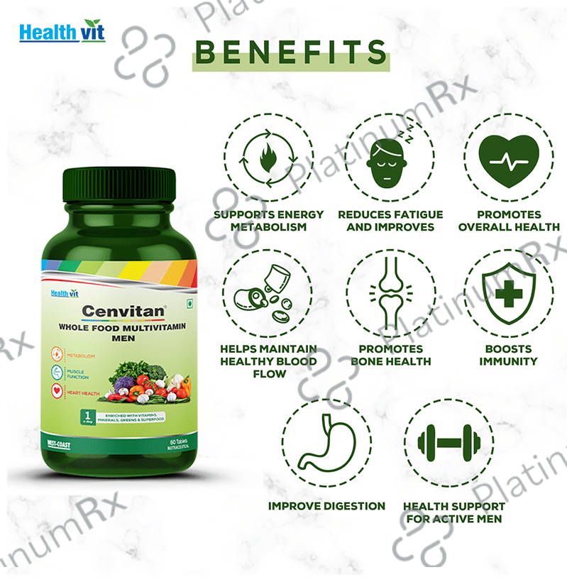 HealthVit Cenvitan – Uses, Price, Side Effects | PlatinumRx