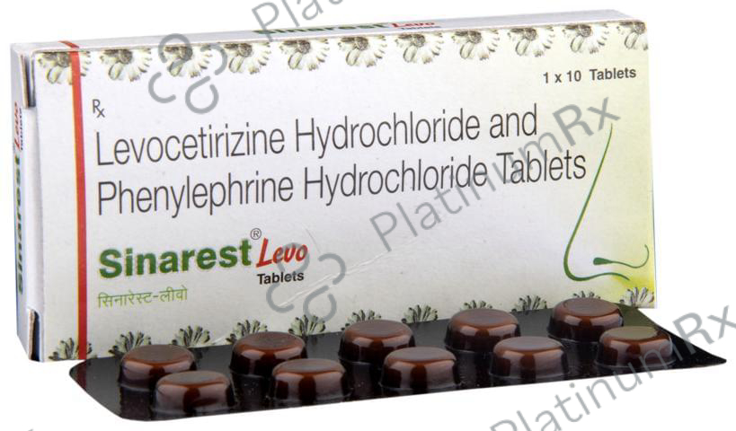 Sinarest Levo Tablet – Uses, Price, Side Effects | PlatinumRx