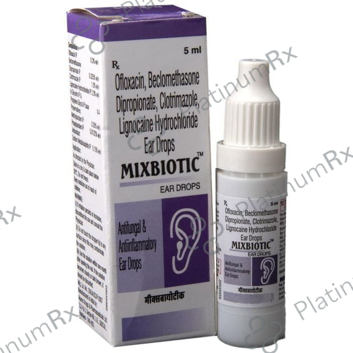 Mix Biotic Ear Drop – Uses, Price, Side Effects | PlatinumRx