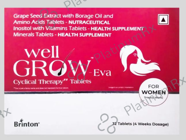 Wellgrow Eva Tablet 32s – Uses, Price, Side Effects | PlatinumRx