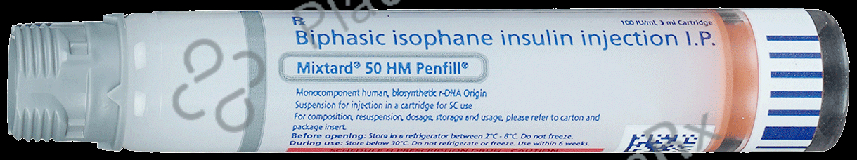 Mixtard HM 50/50 (100 IU/ml) (1*3ml Penfill Cartridge / Injection) 1s ...