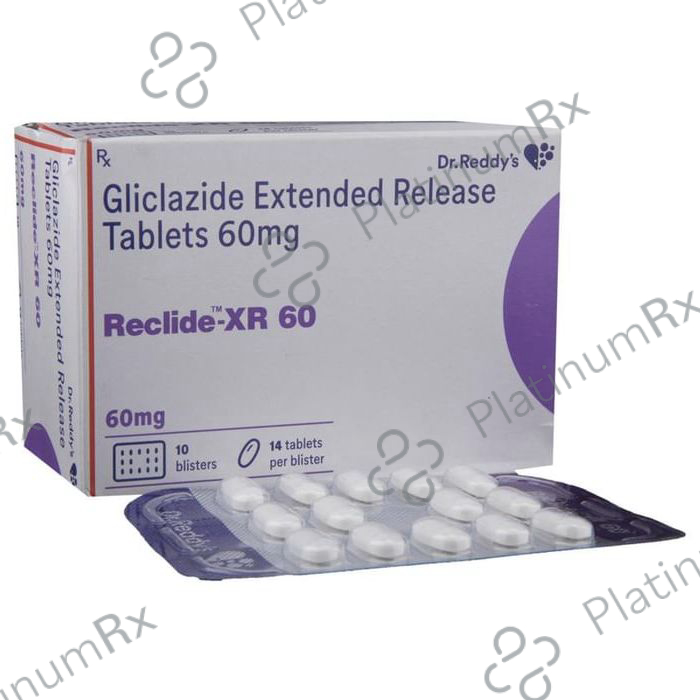 Reclide XR 60mg Tablet ER 15s - Save 64% on Substitute Medicine