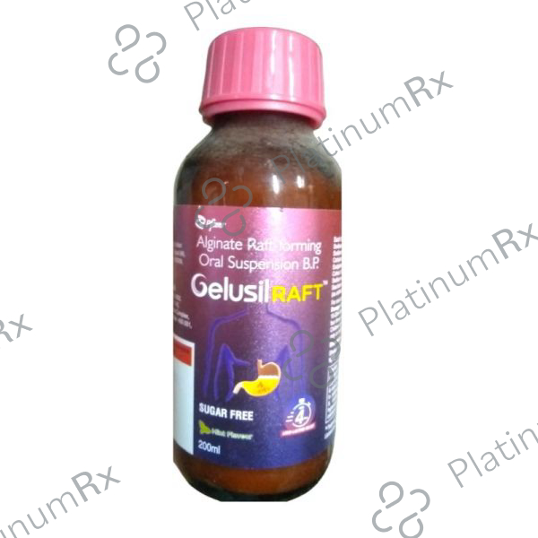 Gelusil Raft Suspension 200ml - Save 18% on Substitute Medicine