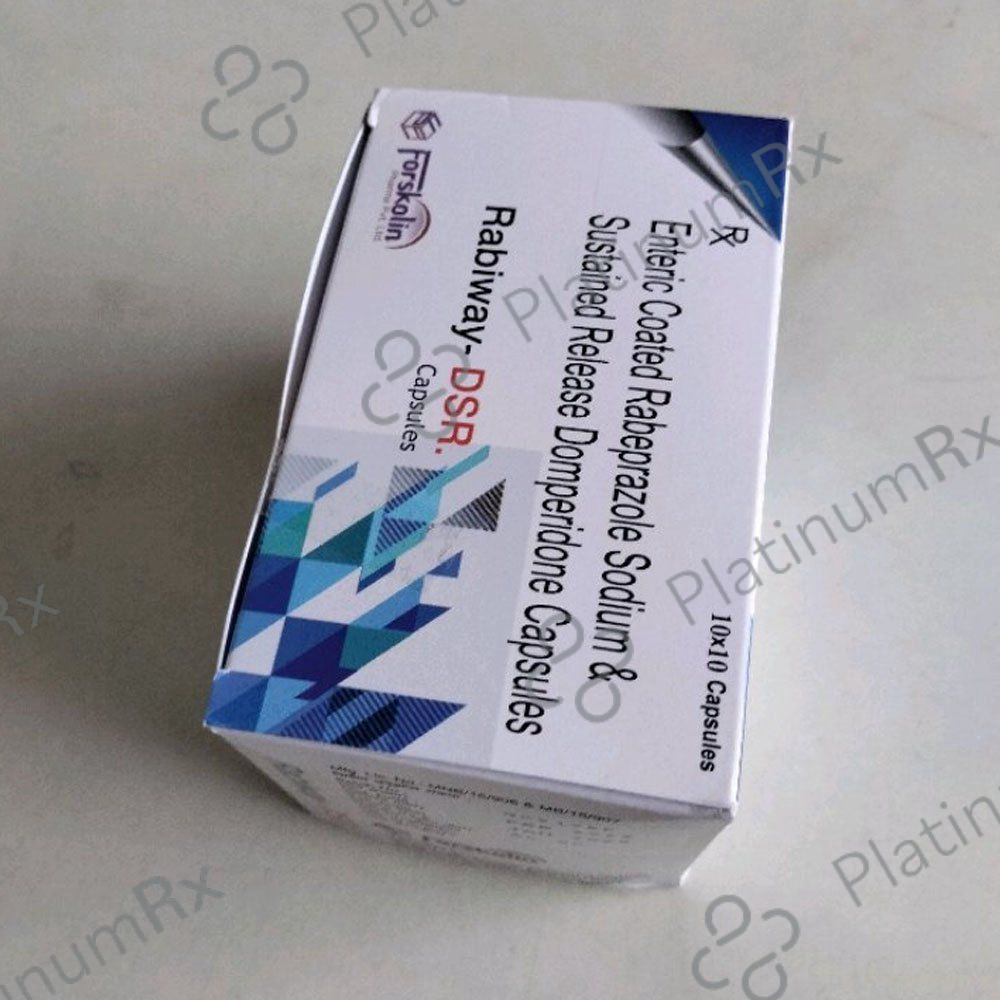 Rabiway DSR Capsule 10s - Save 7% on Substitute Medicine