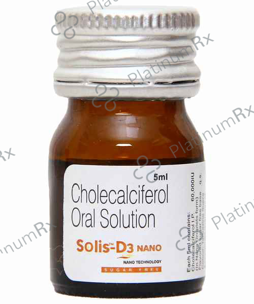 Solis D3 60000IU Nano Oral Solution 5ml: View Uses, Side Effects, Price ...