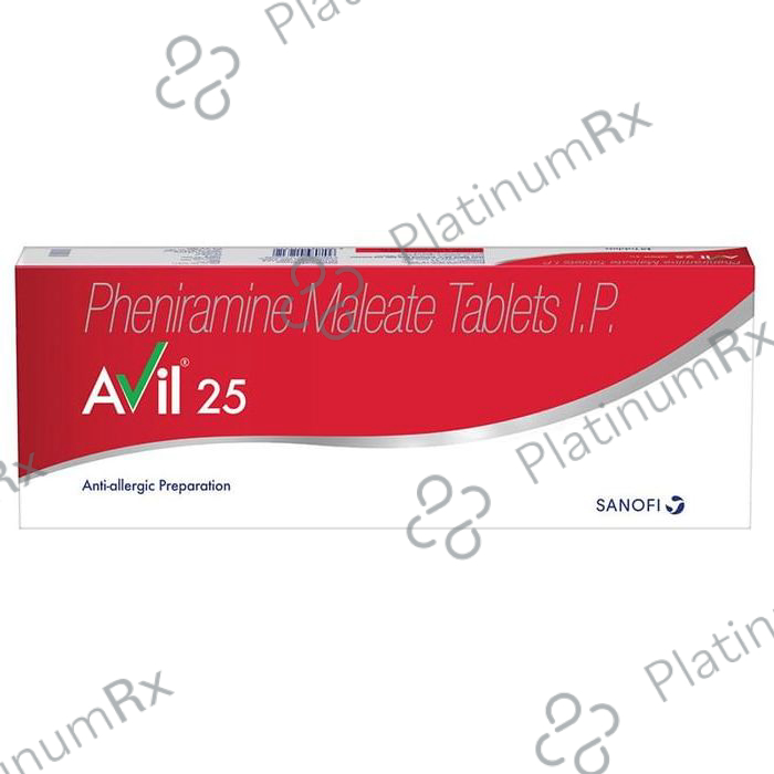 Avil 25mg Tablet 15s | Uses, Price & Dosage