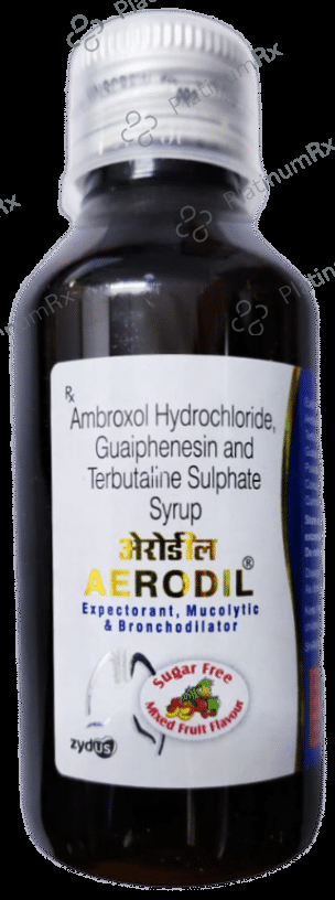 Aerodil Expectorant 15/50/1.25mg Sugar Free Mixed Fruit 100ml | Uses ...