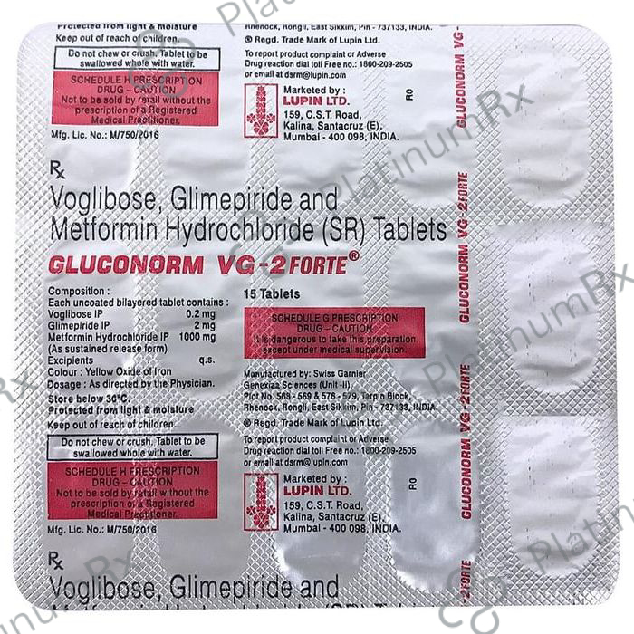 Buy Gluconorm VG Online: Uses, Side Effects, Price and Substitutes ...