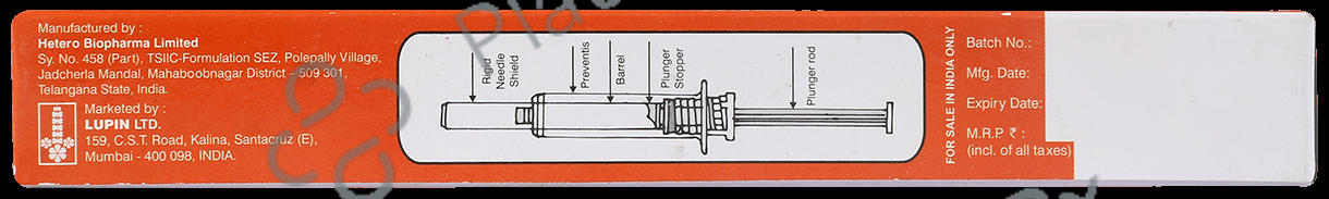 Dargen 60 Injection - Save 47% on Substitute Medicine