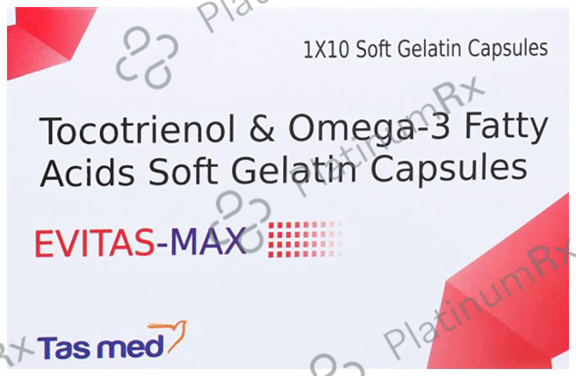Evitas Max Capsule 10s – Uses, Price, Side Effects | PlatinumRx