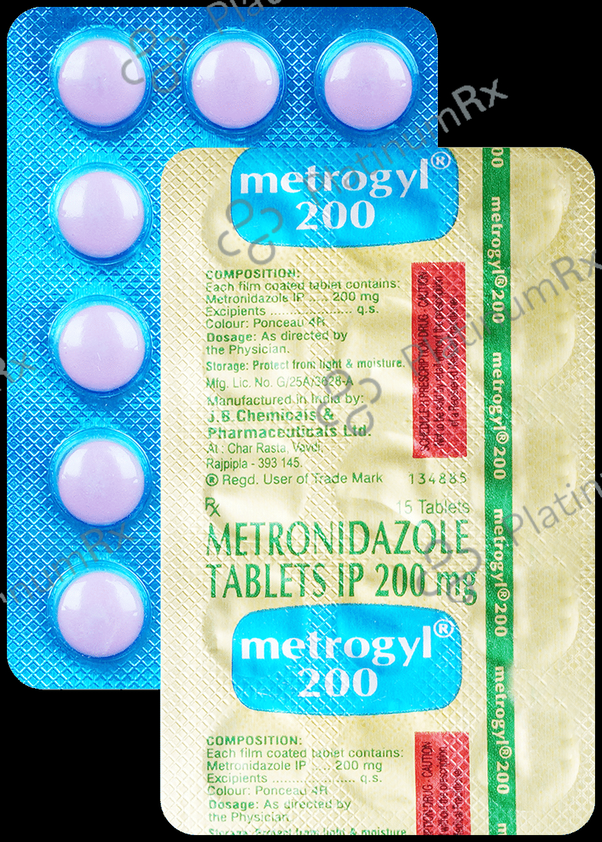 Metrogyl 200mg Tablet 15s | Uses, Price & Substitutes