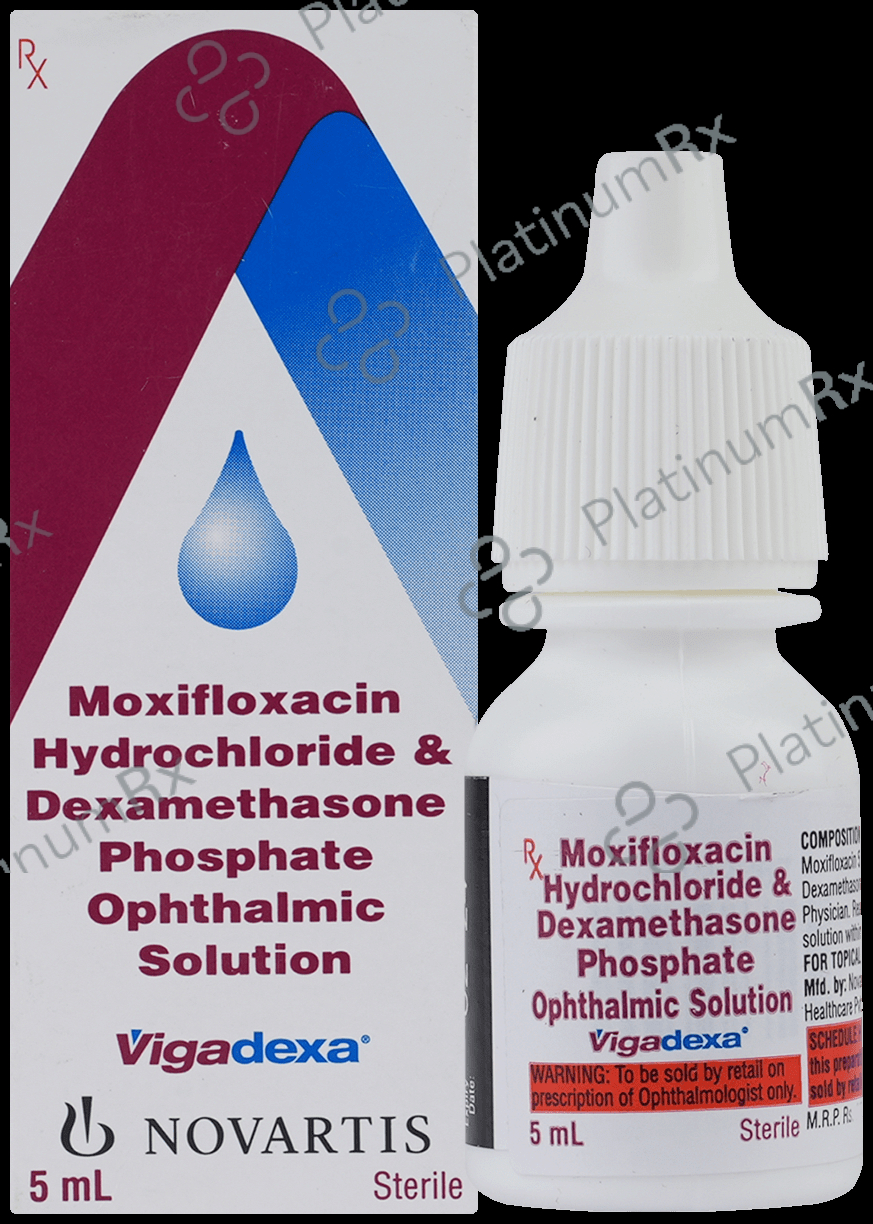 Vigadexa Ophthalmic Solution 5ml - Save 92% on Substitute Medicine