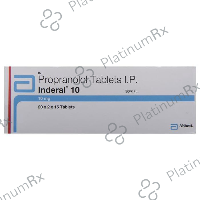 Inderal 10mg Tablet 15s - Save 43% on Substitute Medicine
