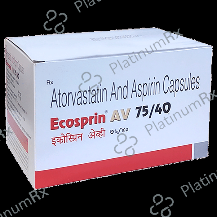 Ecosprin AV 75/40mg Capsule 10s | Uses, Price & Substitutes