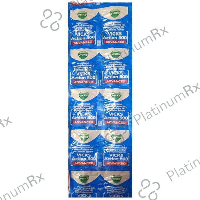 Vicks Action Advanced Tablet 10s - Save 44% on Substitute Medicine