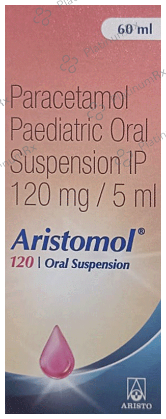 Aristomol 120mg Oral Suspension 60ml | Uses, Price & Substitutes