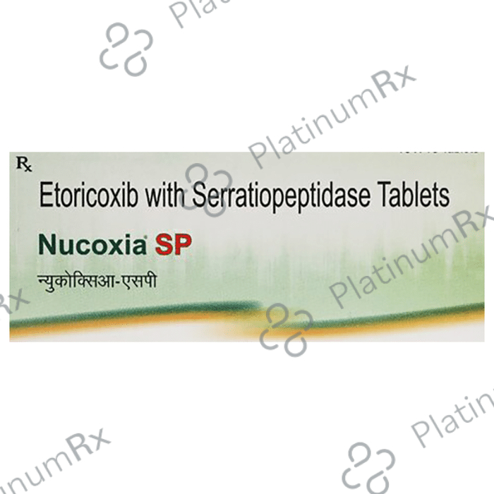 Nucoxia SP 60/10mg Tablet 10s – Save 44% on Substitute Medicine