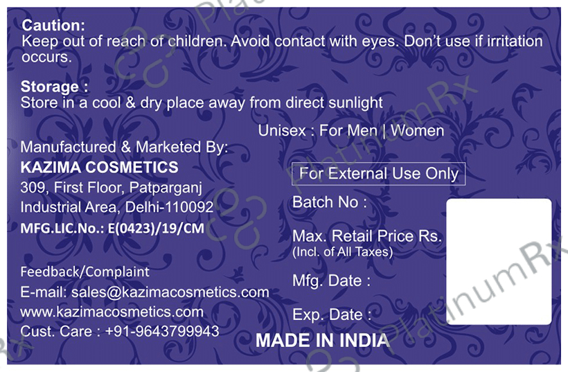 Kazima Cosmetics – Uses, Price, Side Effects | PlatinumRx