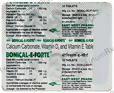Bonical E – Uses, Price, Side Effects | PlatinumRx