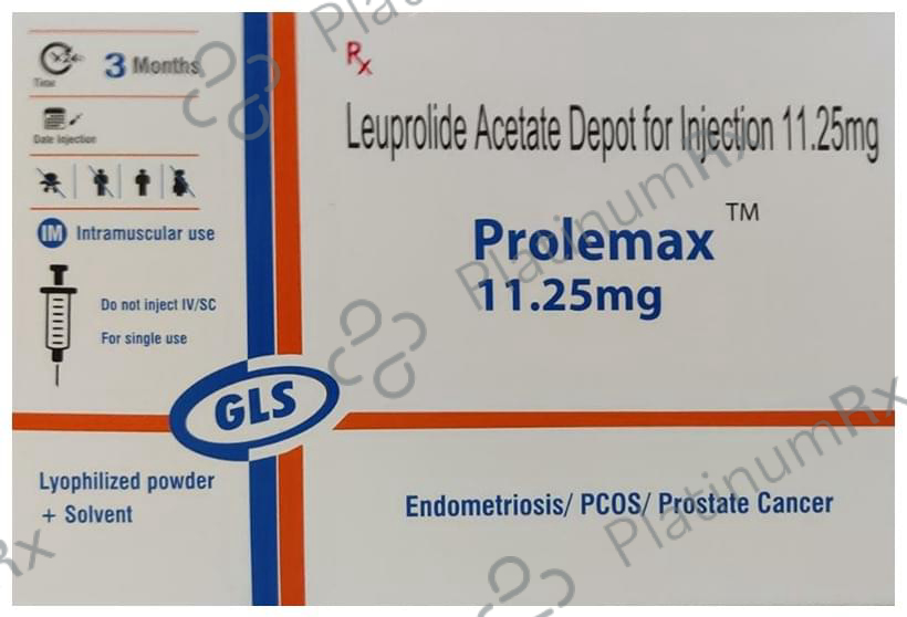 Prolemax 11.25mg Injection 1s - Save 39% on Substitute Medicine
