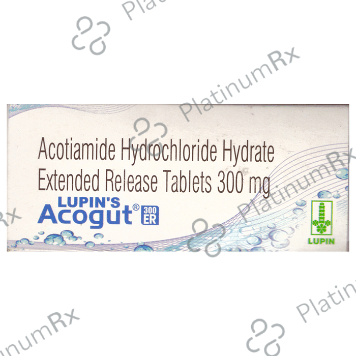Acogut ER 300mg Tablet 10s - Save 44% on Substitute Medicine