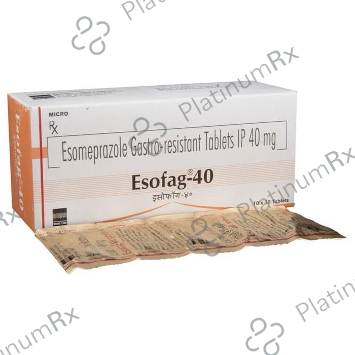 Esofag 40 Tablet 10 tablets – Save 29% on Substitute Medicine