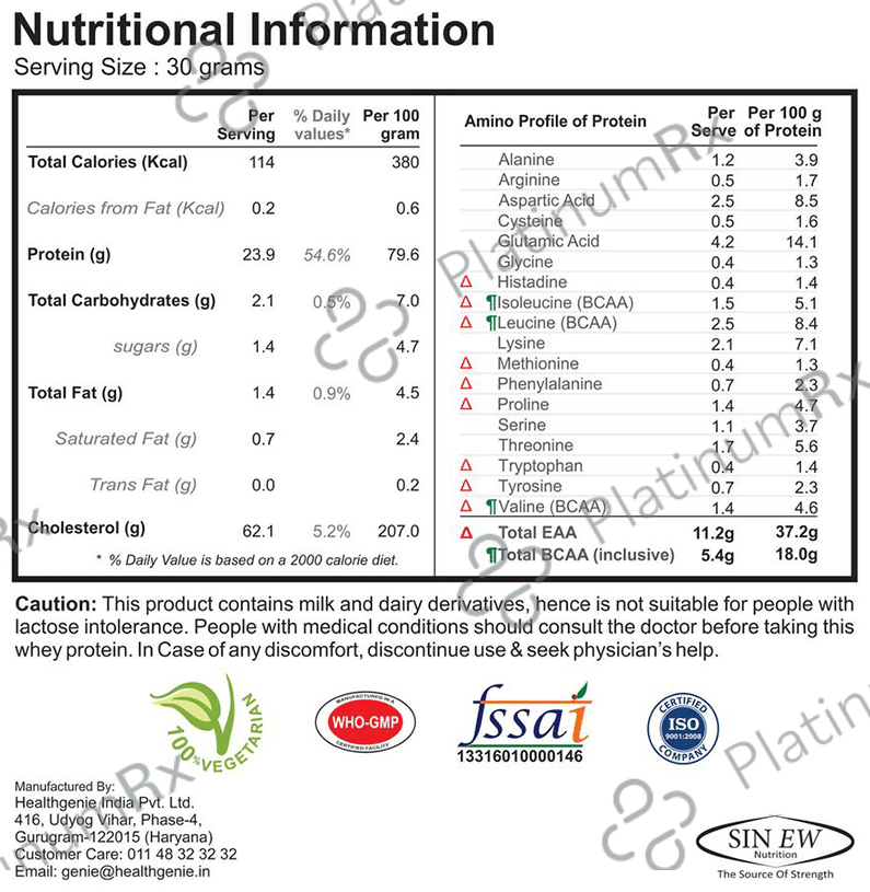 Sinew Nutrition – Uses, Price, Side Effects | PlatinumRx
