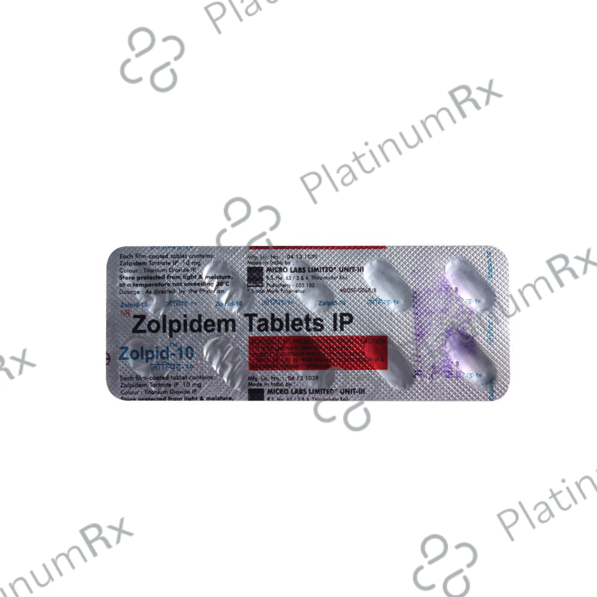 Zolpid 10mg Tablet 10s – Uses, Price, Side Effects | PlatinumRx