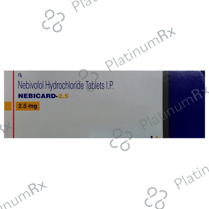 Nebicard 2.5mg Tablet 15s | Uses, Price & Substitutes