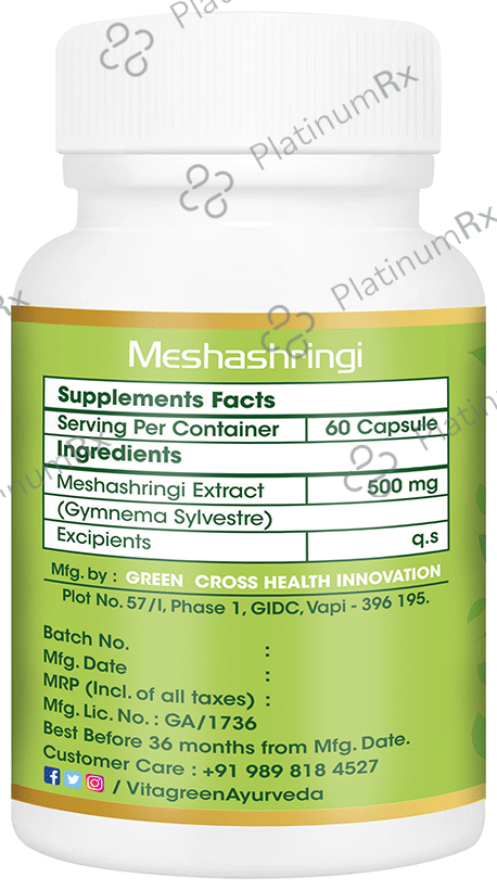 Vitagreen Meshashringi – Uses, Price, Side Effects | PlatinumRx