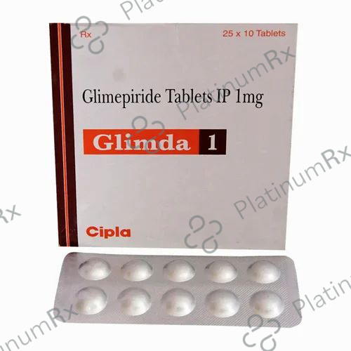 Glimda 1mg Tablet 10s – Uses, Price, Side Effects | PlatinumRx