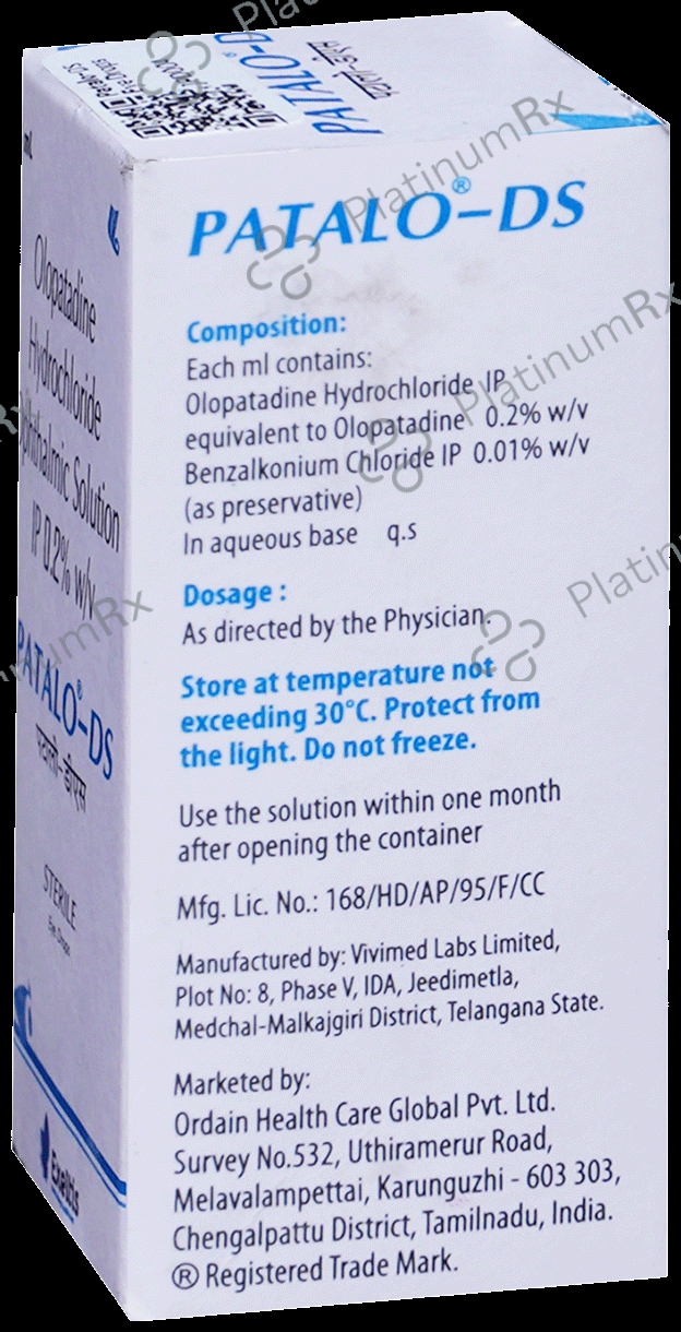 Patalo-DS Eye Drops | Uses, Price & Substitutes