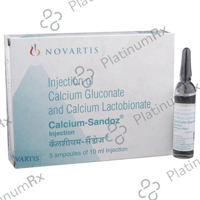 Calcium Sandoz 50/87.5mg Injection 10ml | Uses,Price & Substitues